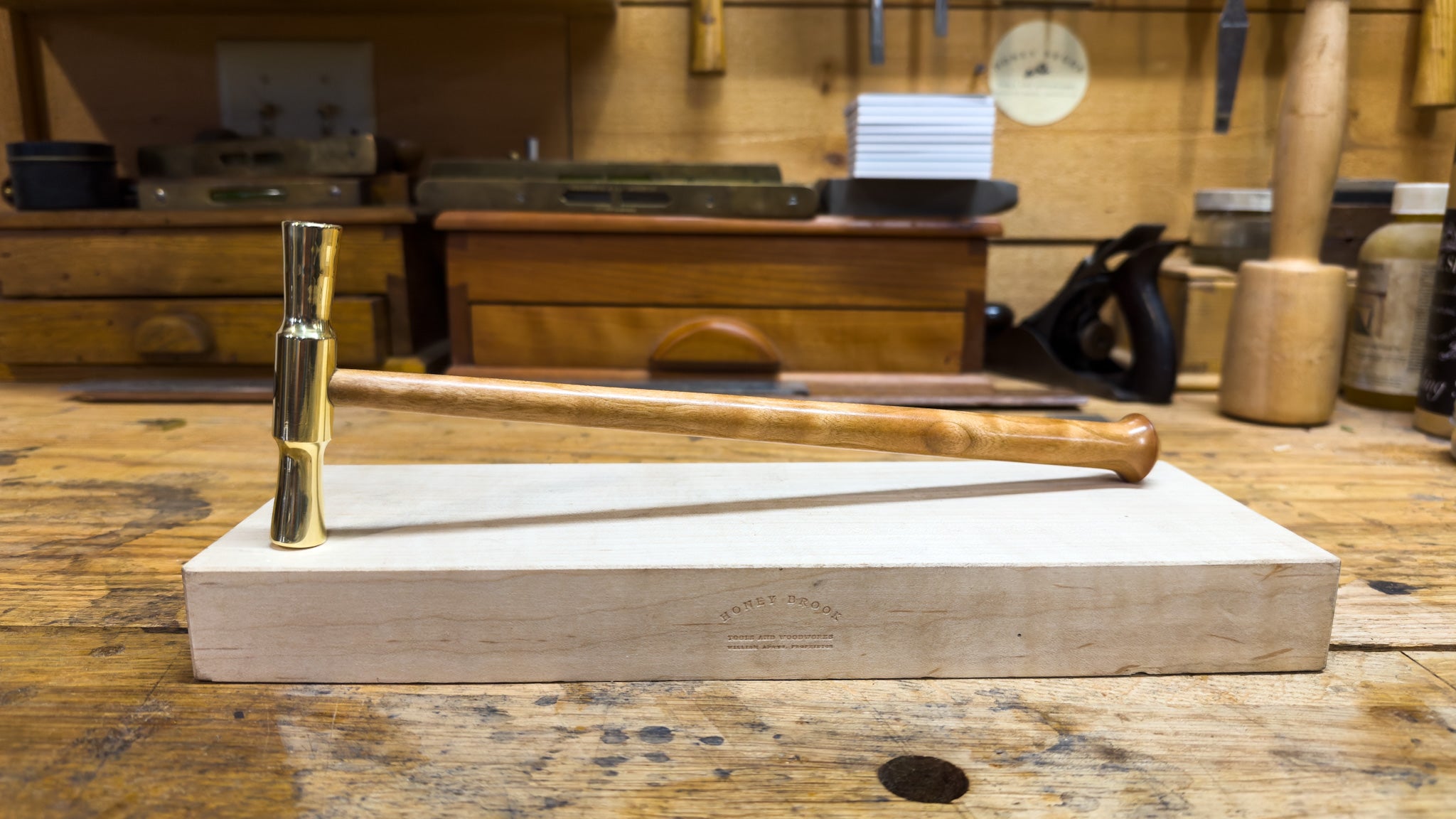 Honey Brook Plane Iron Adjusting Hammers - Honey Brook Tools and Woodworks, LLC